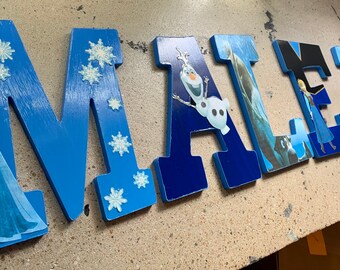Frozen letters | Etsy