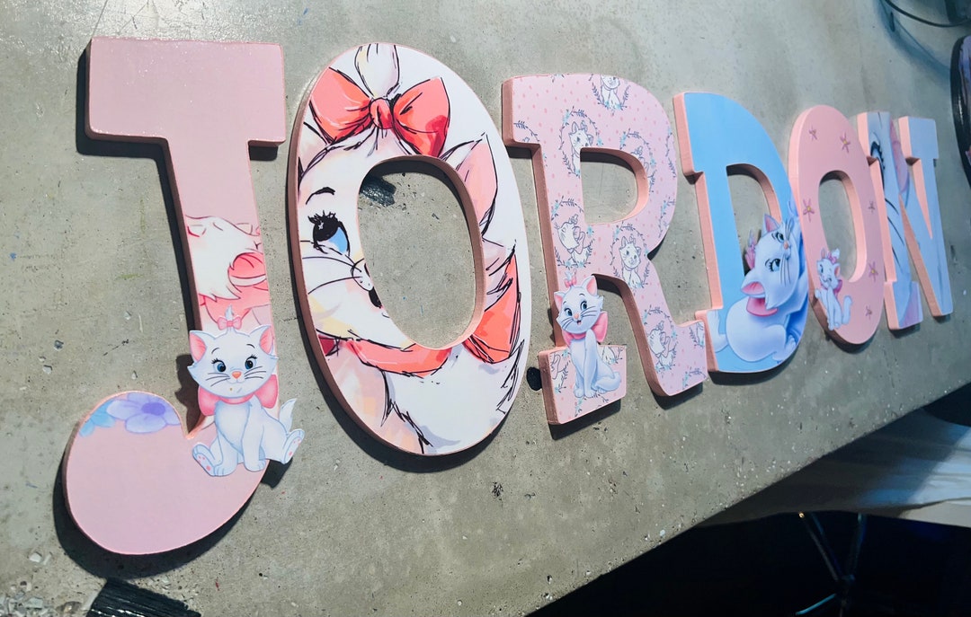 Marie Themed Lettering - Etsy