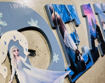 Frozen Letters - Etsy