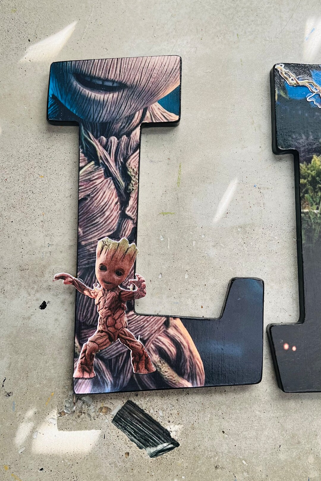 Groot Lettering pricing per Letter - Etsy