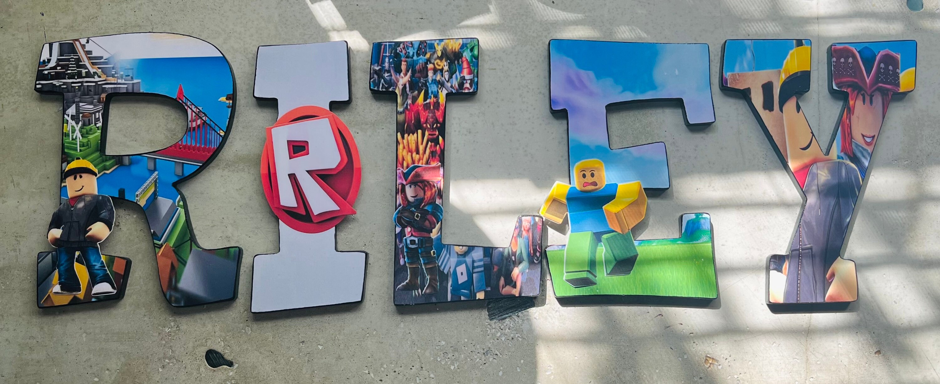 Roblox Lettering pricing per Letter - Etsy Canada