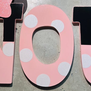 Minnie Mouse Lettering (pricing per Letter) - Etsy
