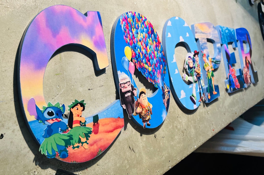 Character Mix Lettering - Etsy