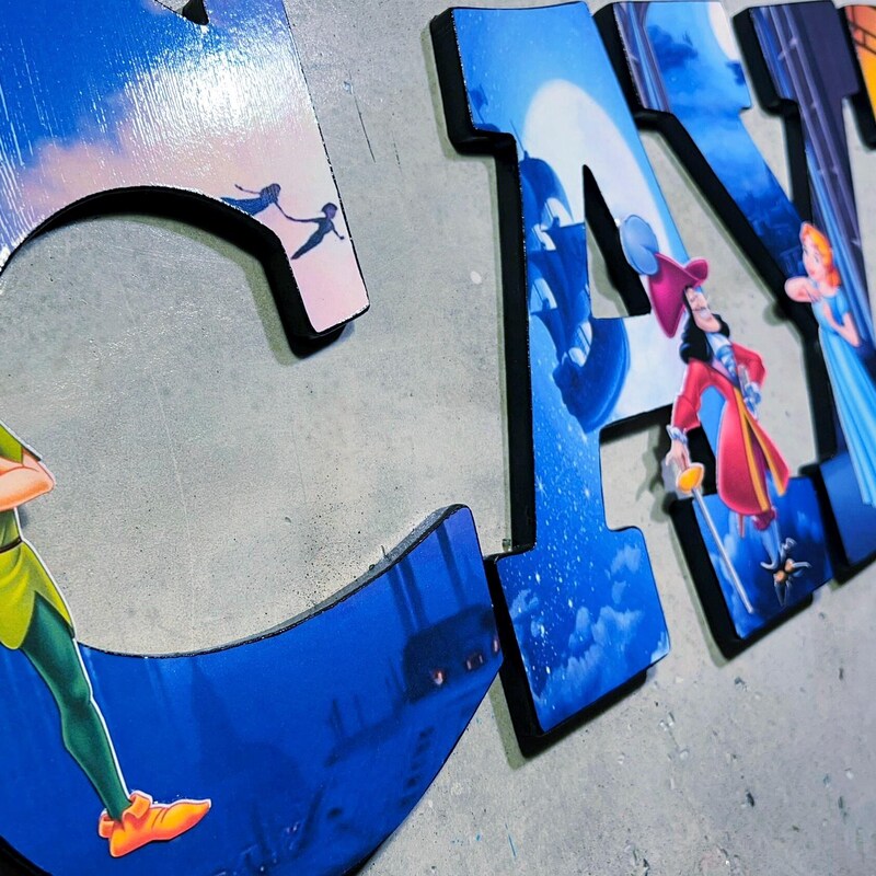 Peter Pan Wall Decal - Etsy