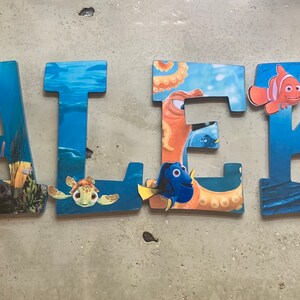 Finding Nemo Lettering (pricing per Letter) - Etsy