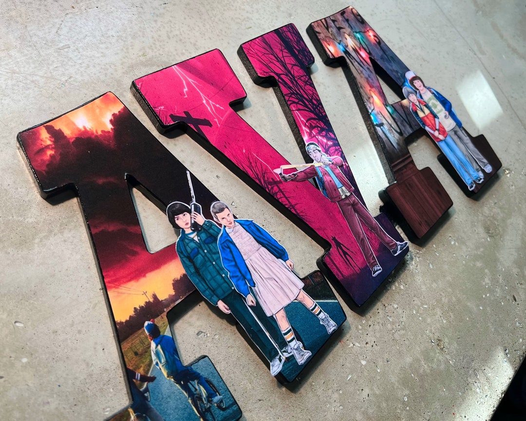 Stranger Things Lettering (pricing per Letter) - Etsy