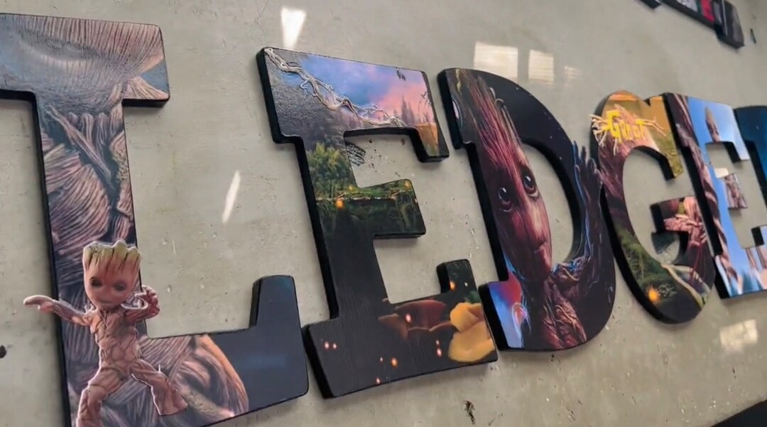 Groot Lettering (pricing per Letter) - Etsy