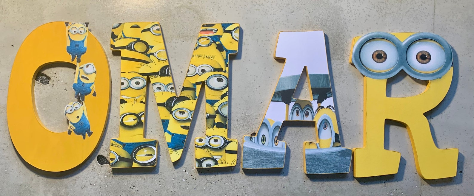 Minion Lettering pricing per Letter - Etsy