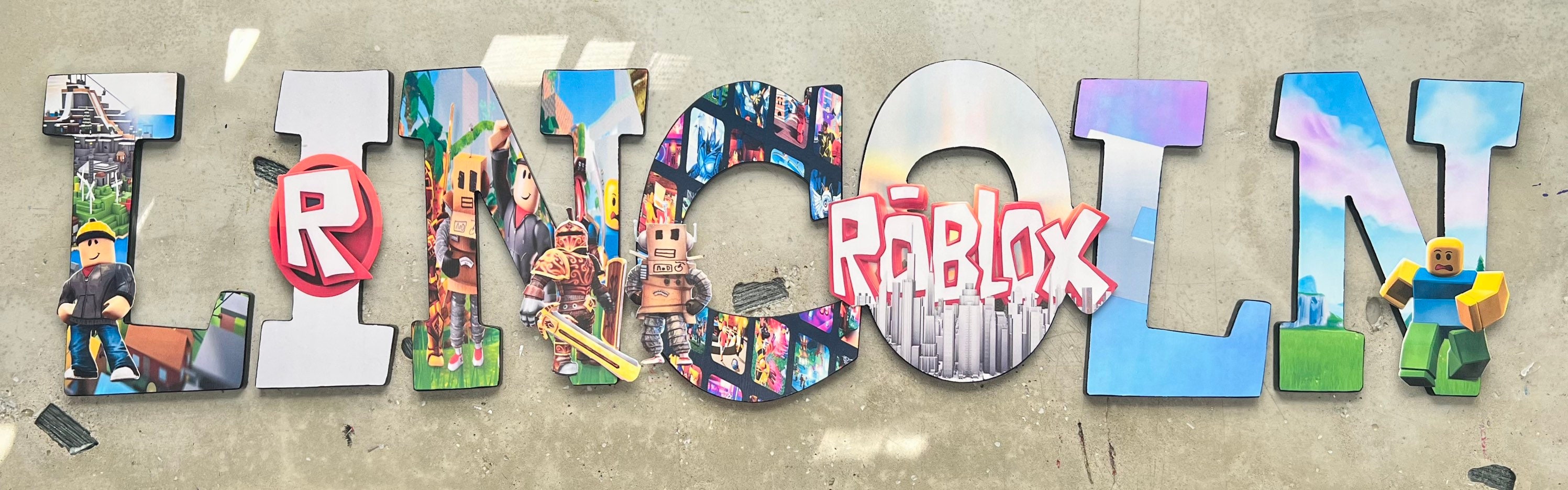 Roblox Lettering pricing per Letter - Etsy Canada