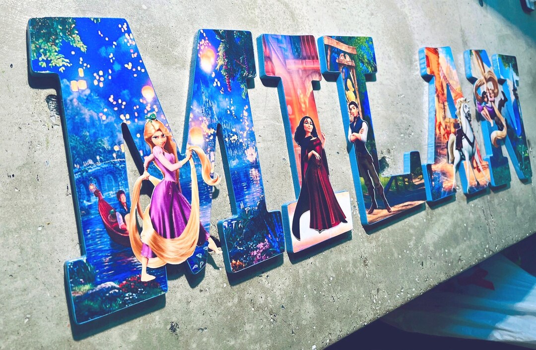 Tangled Lettering (pricing per Letter) - Etsy