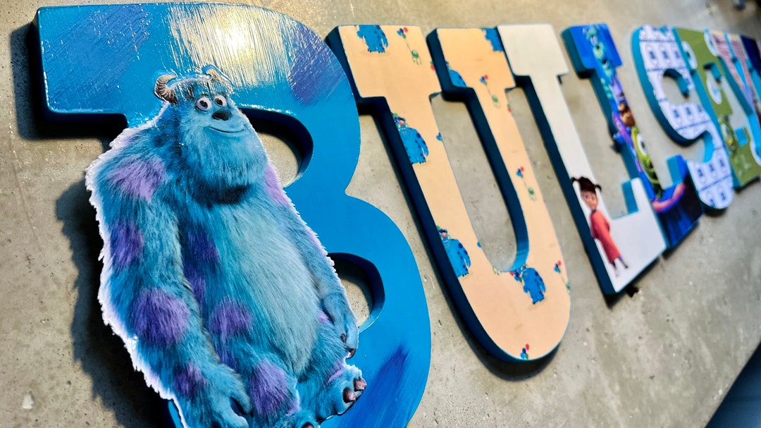 Letras de Monster Inc. Precio por letra - Etsy México