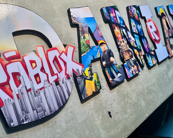 Roblox Lettering (pricing per Letter) - Etsy