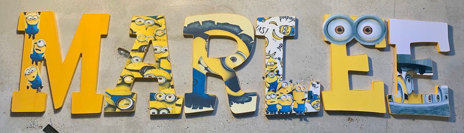 Minion Lettering pricing per Letter - Etsy