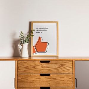 Only Kudos Poster - Etsy