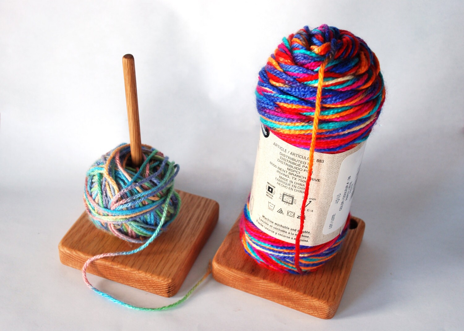 Holder-double Spool Cone Rack-handmade From Durable Hardwood - Etsy