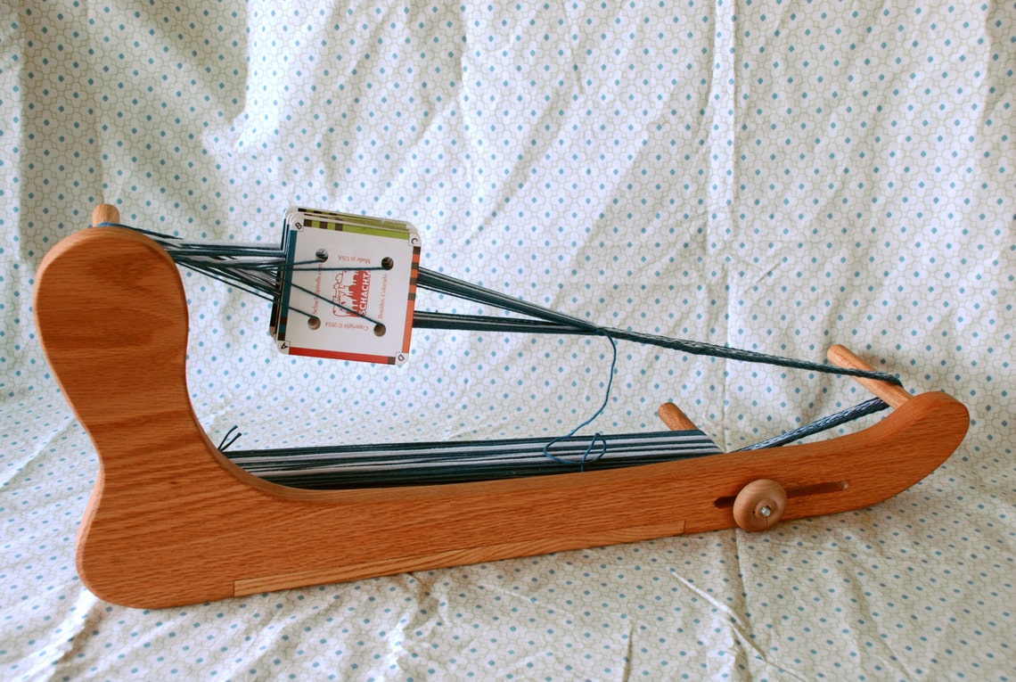 Loom-the Mandolin Card Tablet Large Sized Weaving Loom Made - Etsy