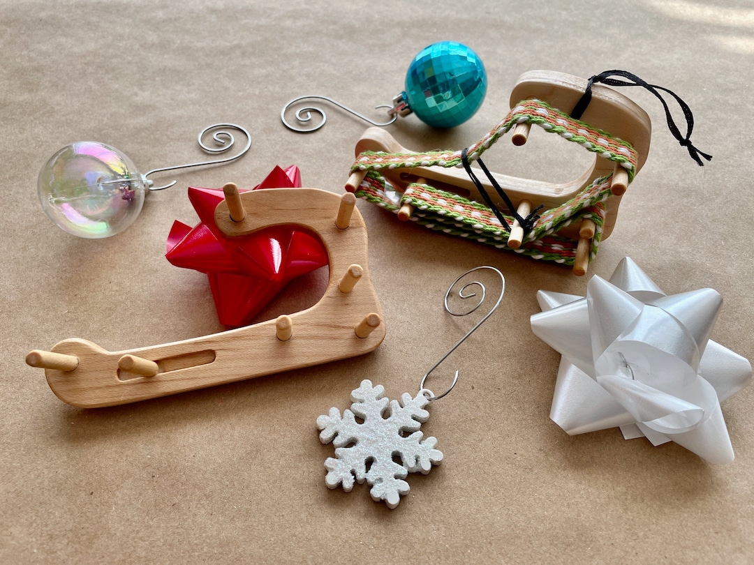 Inkle Loom Mini Wooden Christmas Holiday Ornament-creative Gift for ...