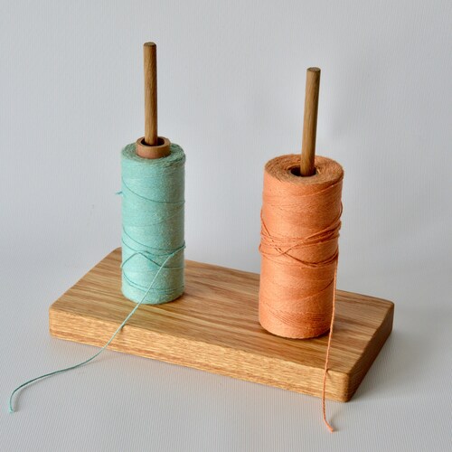 Holder-double Spool Cone Rack-handmade From Durable Hardwood - Etsy