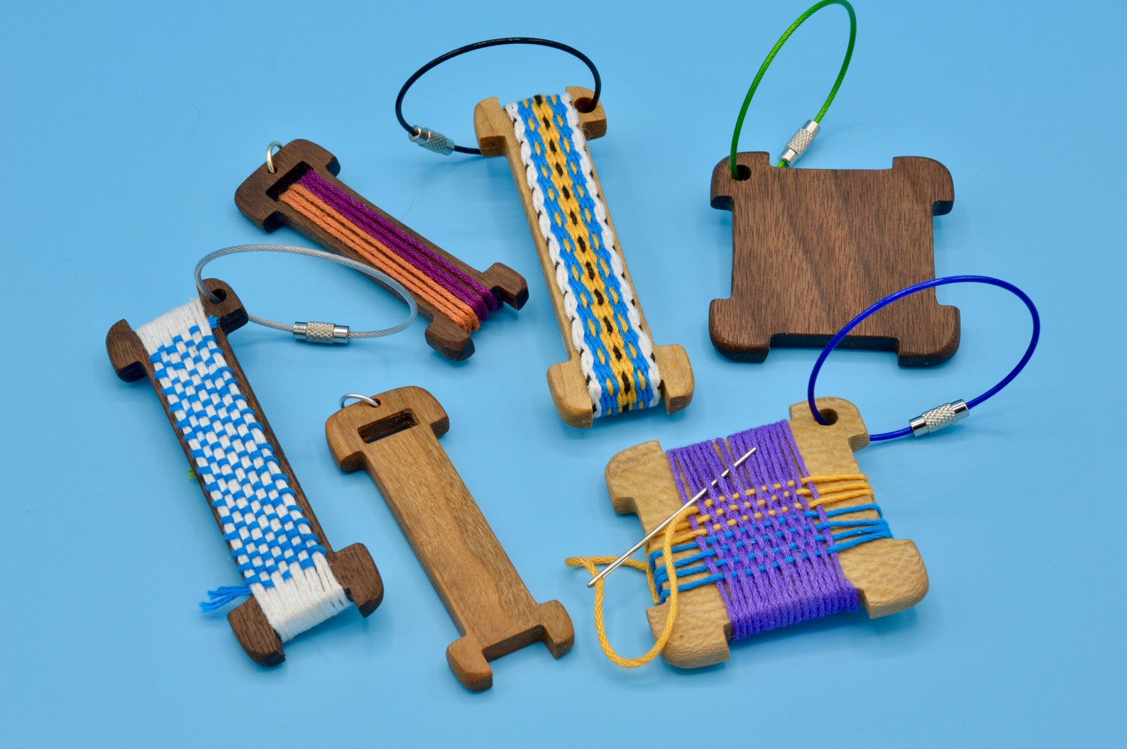 Kit-creative Display Blocks 3 Different Styles Keychain - Etsy