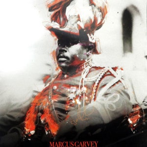 Marcus Garvey Poster With Biography Black History Wall Art - Etsy