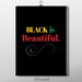 Black is Beautiful Poster 18x24 Print in Pan African Colors - Etsy