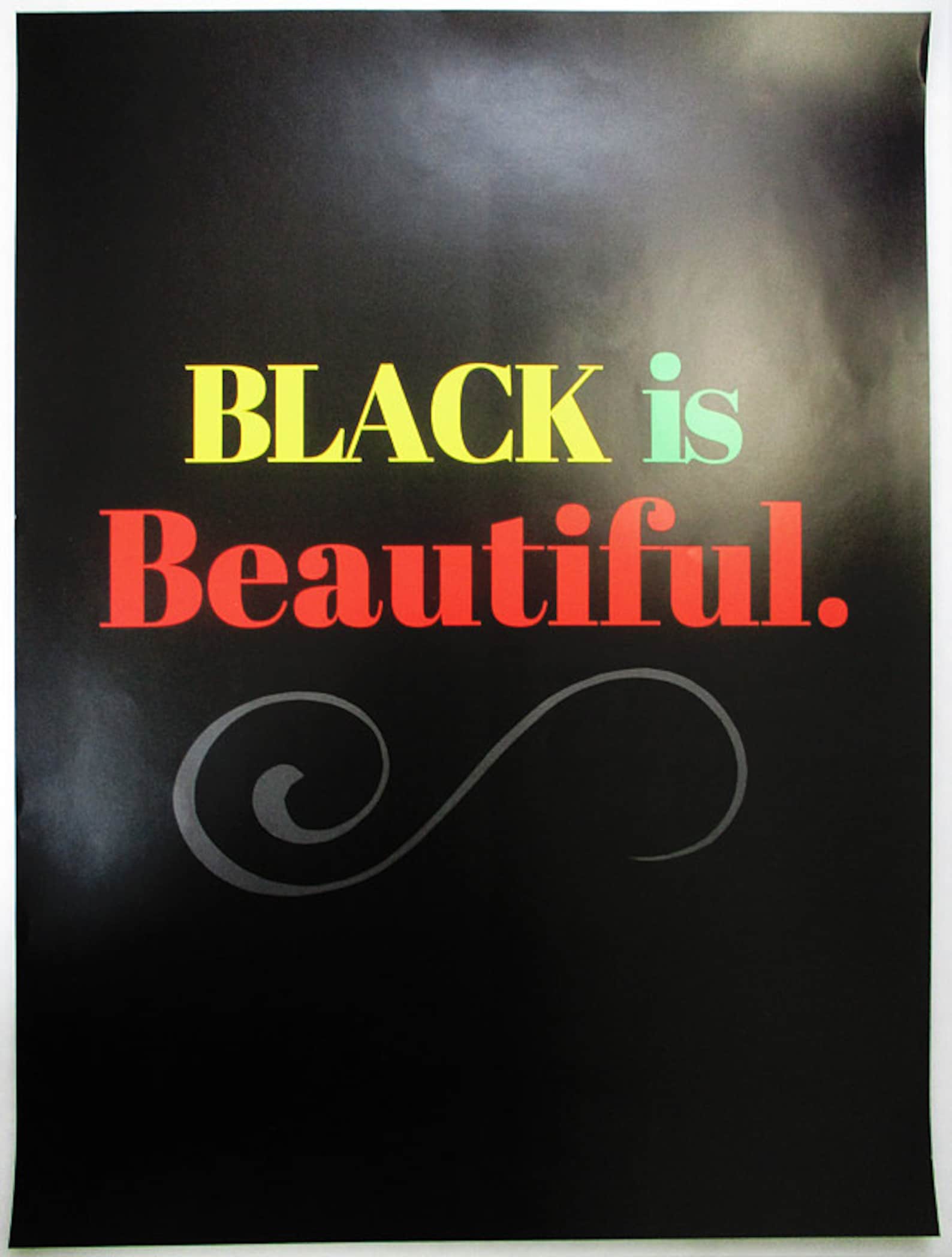 Black is Beautiful Poster 18x24 Print in Pan African Colors - Etsy