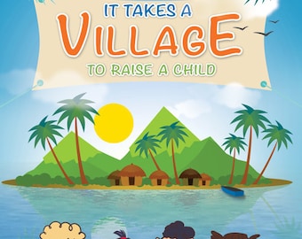 Print Wall Art It Takes a Village to Raise a Child - Etsy