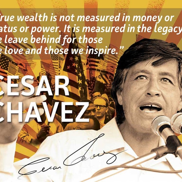 Cesar Chavez - Etsy