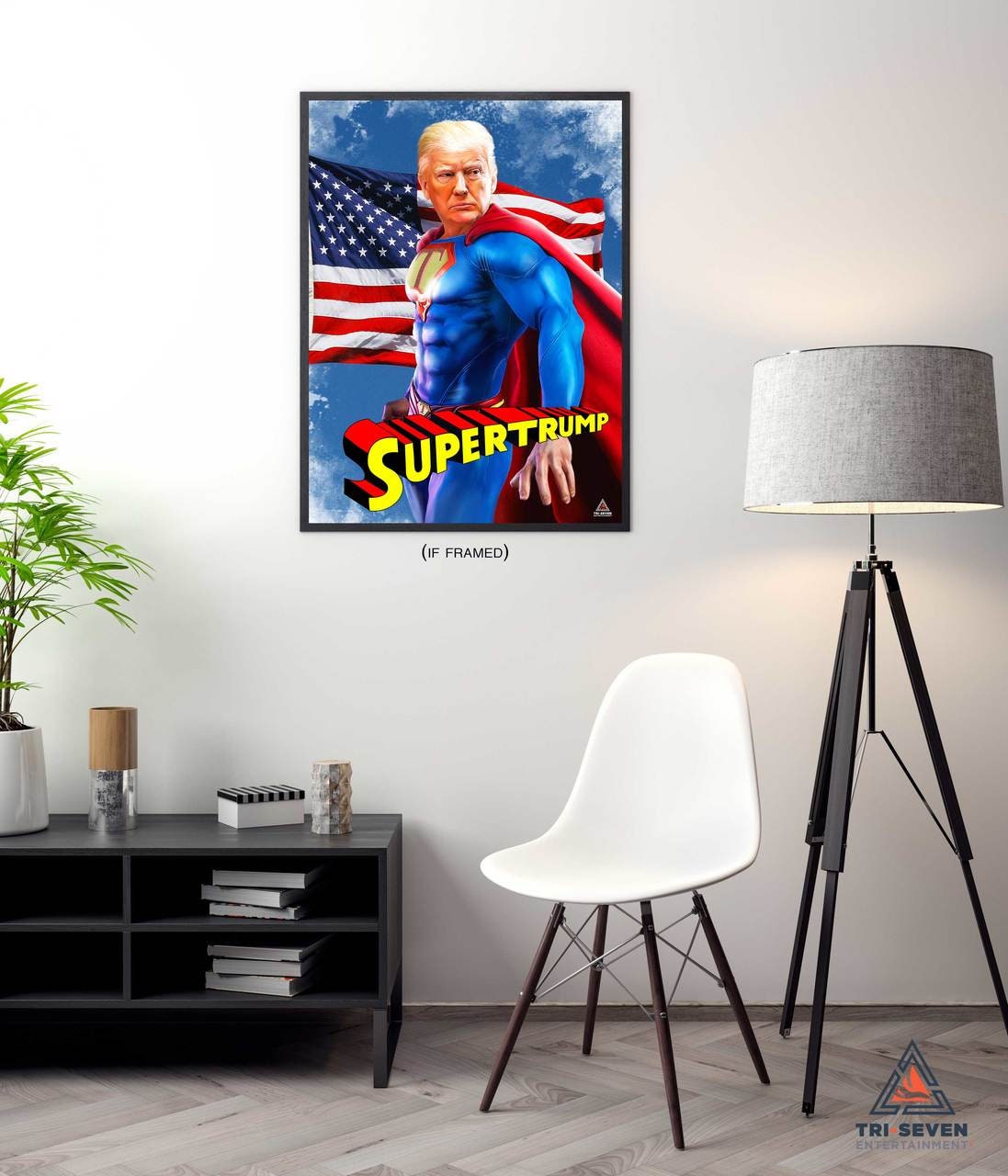 Donald Trump Poster Supertrump Funny Parody Wall Art Print - Etsy