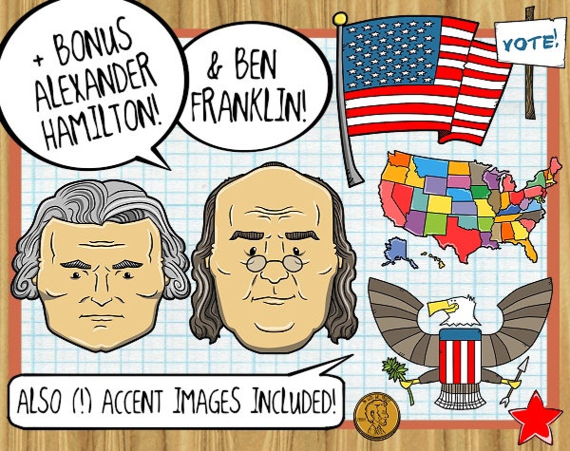 American Presidents Clipart | Etsy