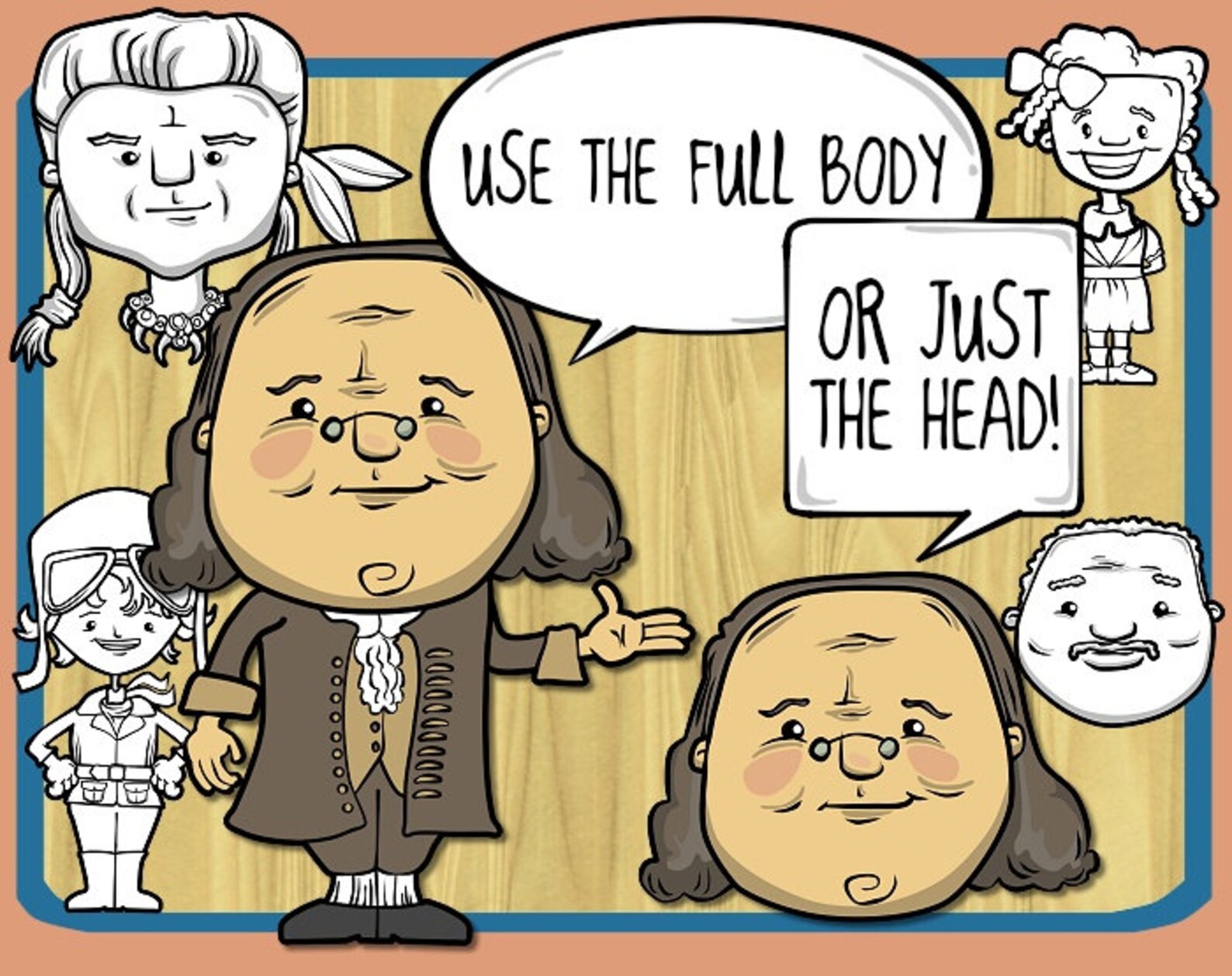 Historical Americans / American History Clip Art - Etsy