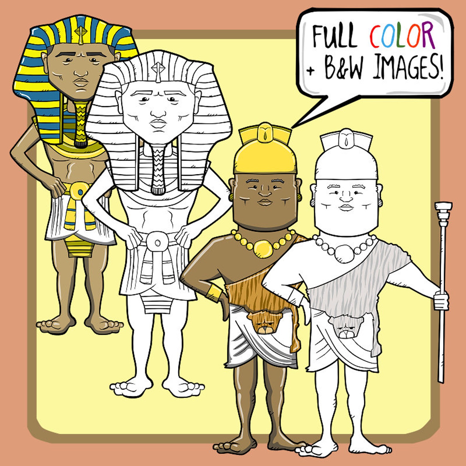 People of Ancient Civilizations Clip Art Bundle - Etsy UK