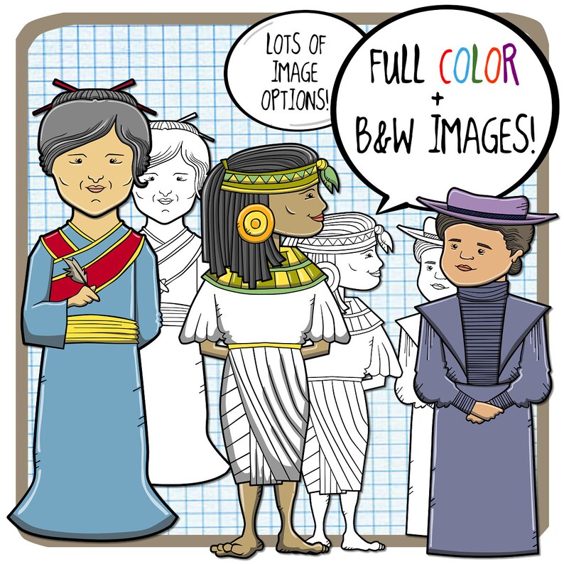 Women in STEM Clip Art - Etsy UK