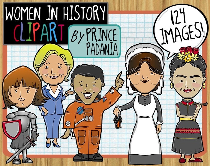 Women's History Month / Women in Current Events Clip Art - Etsy