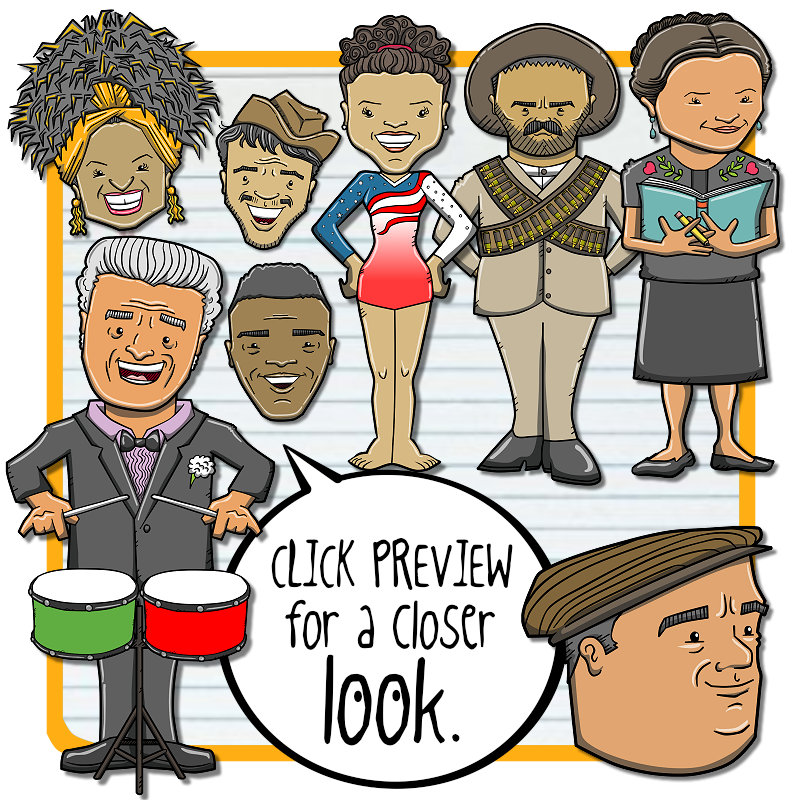 Imágenes prediseñadas de Herencia Hispana Líderes Latinos - Etsy España