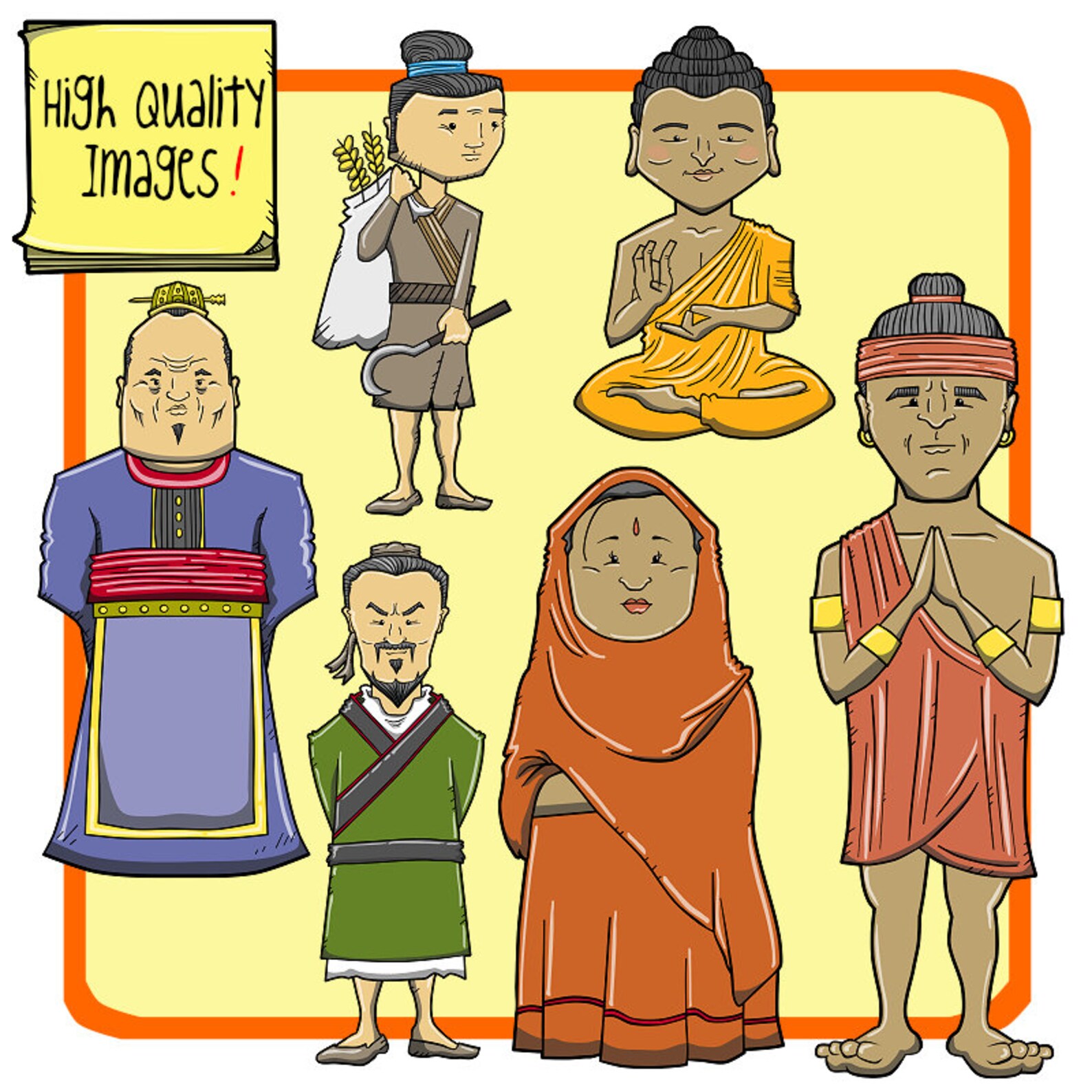 People of Ancient Civilizations Clip Art Bundle - Etsy UK