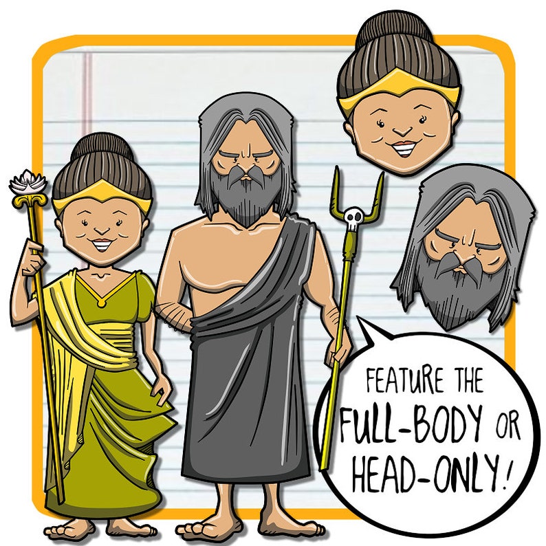 Greek Roman Mythology Clip Art - Etsy