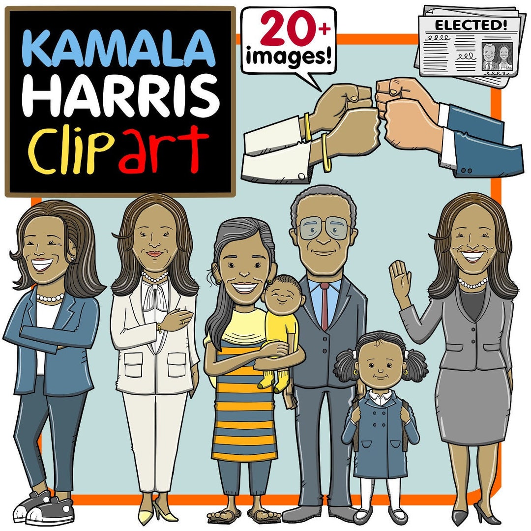 Kamala Harris Clip Art - Etsy