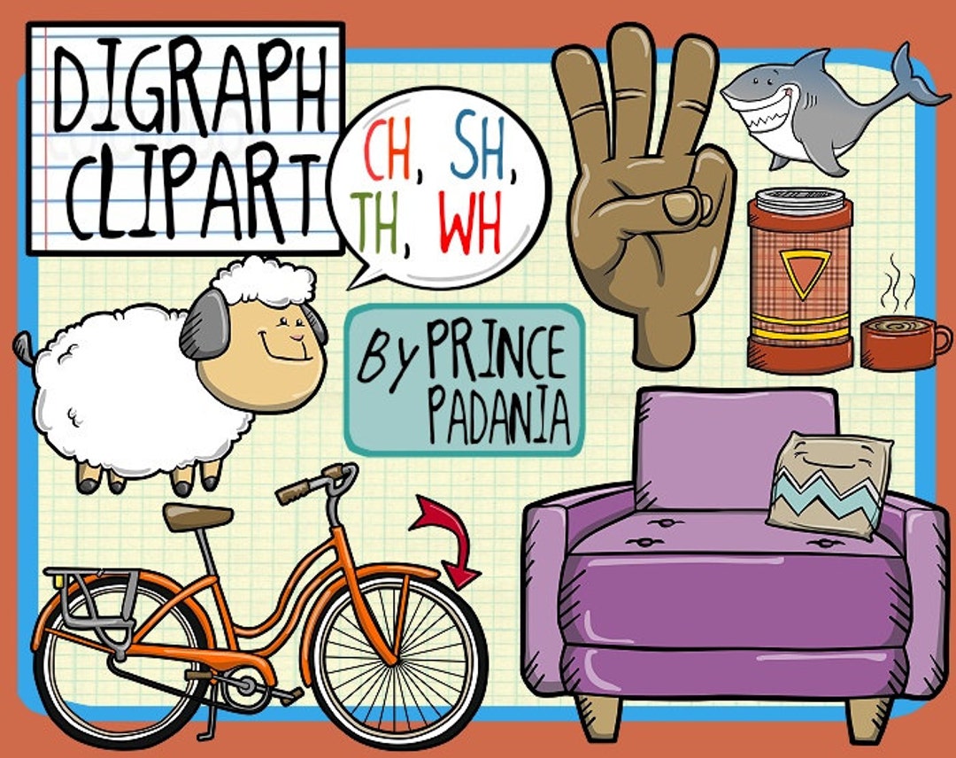 Digraph Sounds / Phonics / Reading Clip Art - Etsy