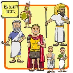 People of Ancient Civilizations Clip Art Bundle - Etsy