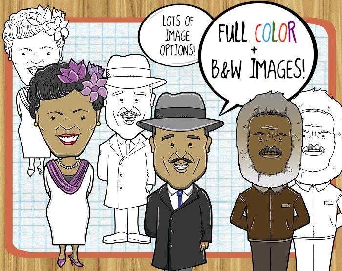 Black History Clipart - Etsy