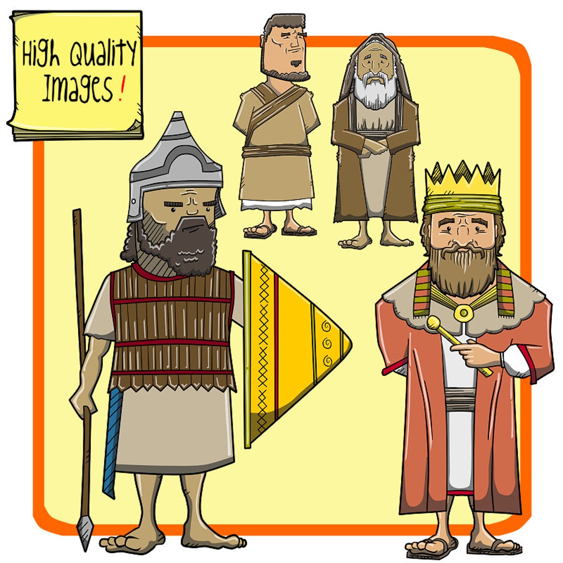 People of Ancient Civilizations Clip Art Bundle | Etsy UK