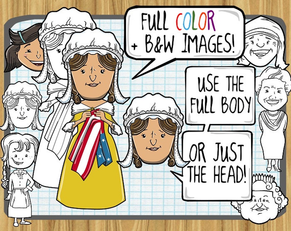 Women's History Month / Women in Current Events Clip Art - Etsy