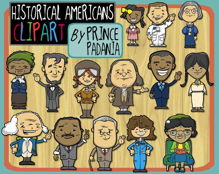 Historical Americans / American History Clip Art - Etsy