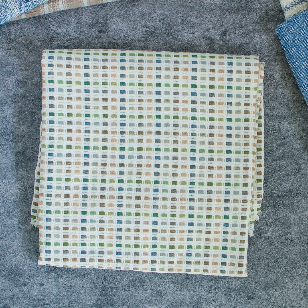 Woven Cotton Fabric, off White, Beige, Light Soft Textured, Natural ...