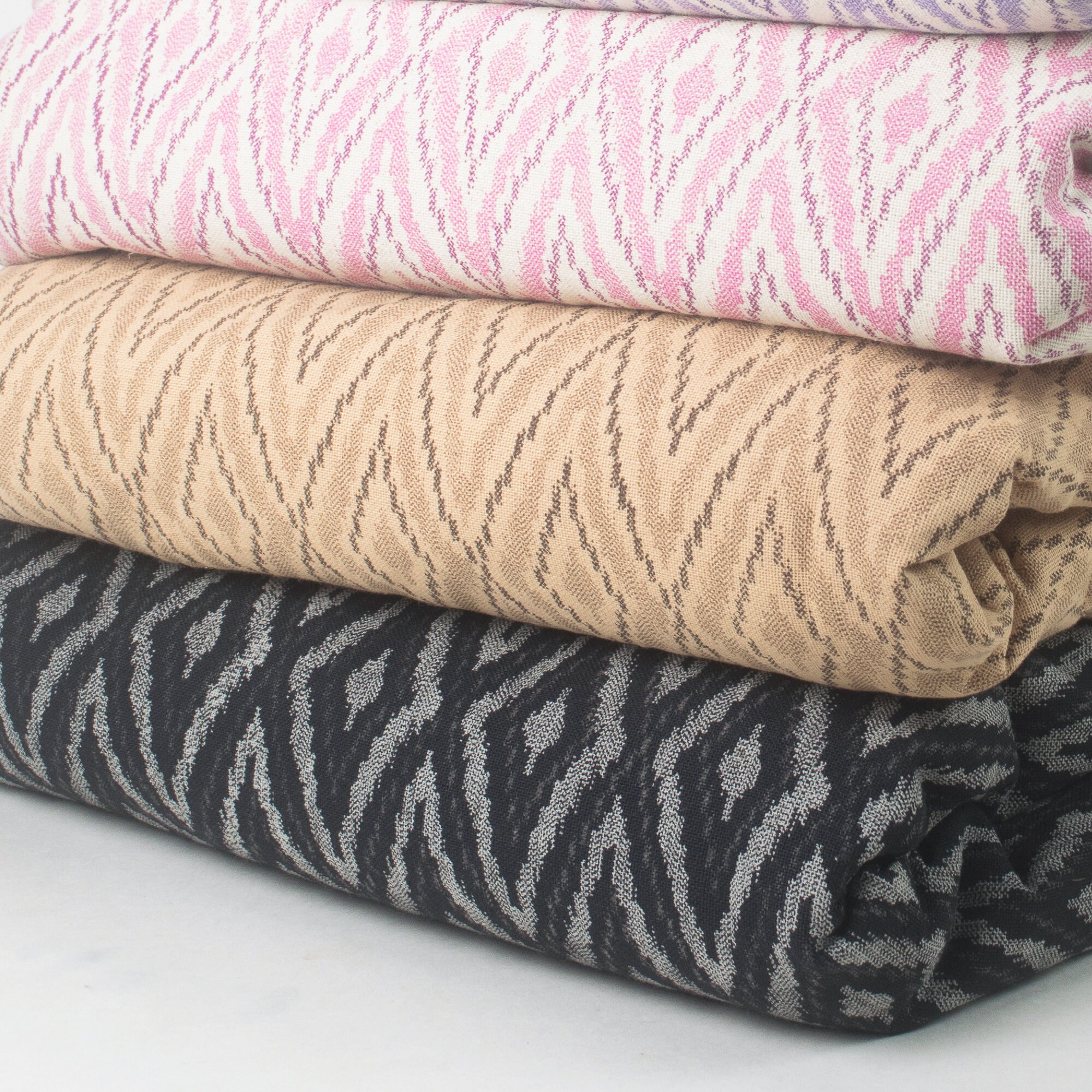 Love Triangle Collection Cotton Fabric Printed, Geometric Mixed Pattern ...
