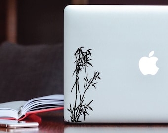 Bamboo Vinyl Decal Sticker Shoots Plant Tree Flower - Etsy