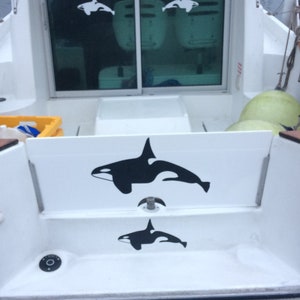 Orcinus Orca Killer Whale Decal for Any Smooth Surface, Fridge,laptop ...