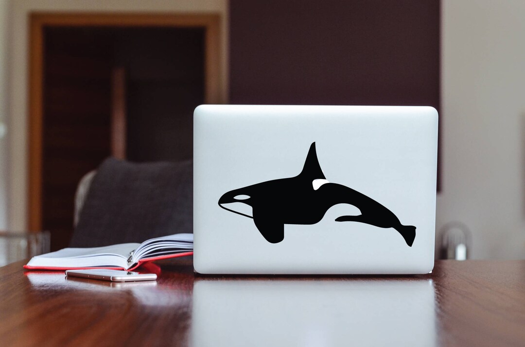 Orcinus Orca Killer Whale Decal for Any Smooth Surface, Fridge,laptop ...