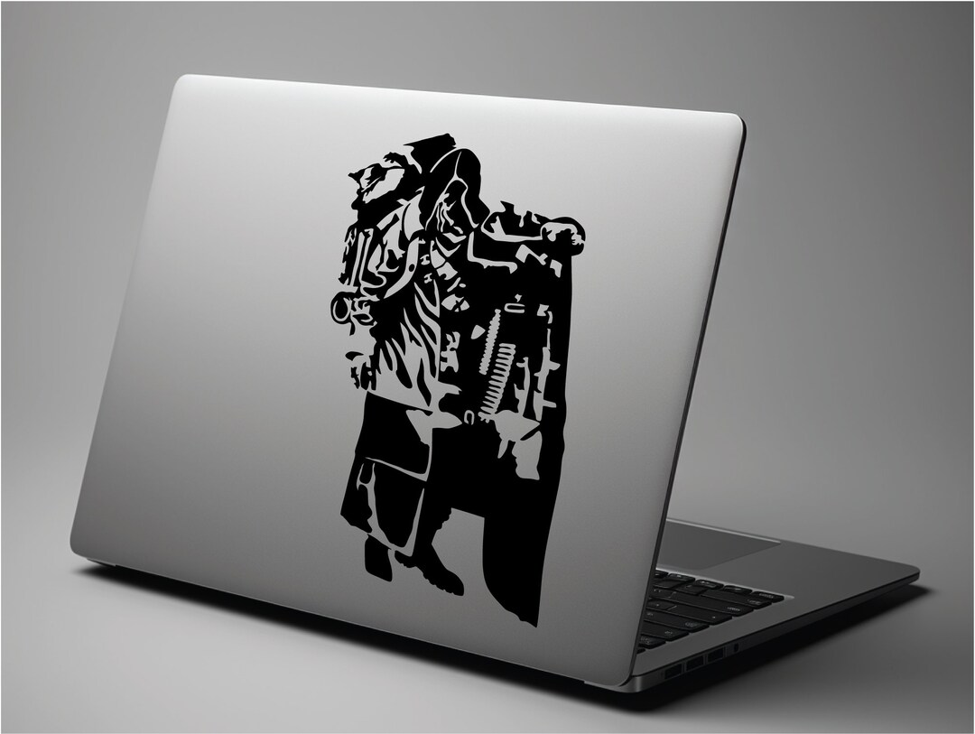 Resident Evil the Merchant Decal Fan Art for Macbook, Laptop, Etc ...